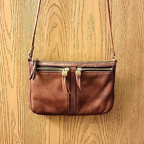 Fossil | Bags | Fossil Crossbody Bag Brown Leather | Poshmark